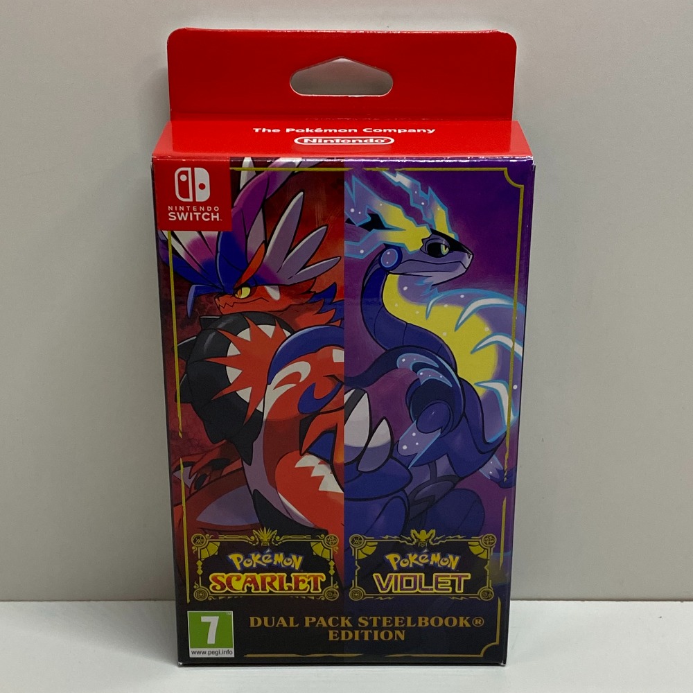 New Pokemon Scarlet & Violet Dual Pack Steelbook Edition for Nintendo ...